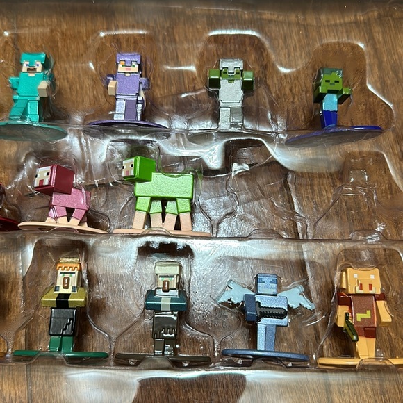 Minecraft | Toys | Minecraft Nano Metalfigs 8 Pack Series 6 165 Inch ...